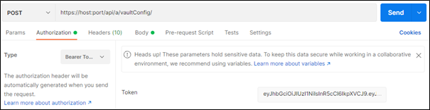 Adding New Vault Details