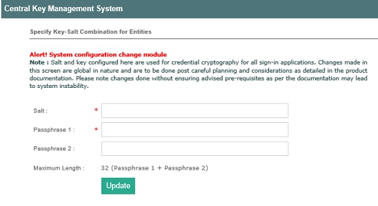Central Key Management