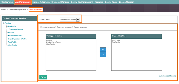 User Mappings