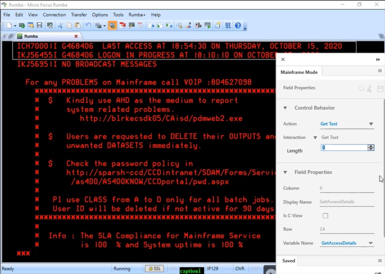 Step-by-Step Guide to Use Mainframe Application to Extract the Access ...