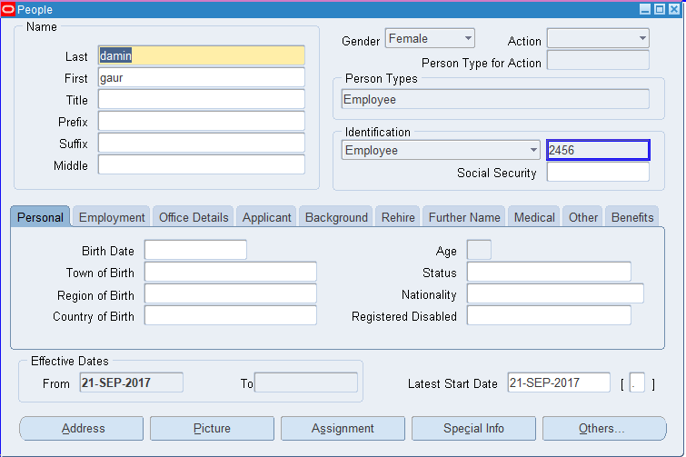 Example Oracle Ebs Activity
