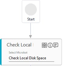 Step-By-Step Guide to Use Microbot to Check the Disk Space of the Local ...