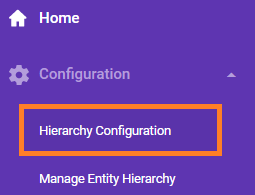 Hierarchy Configuration