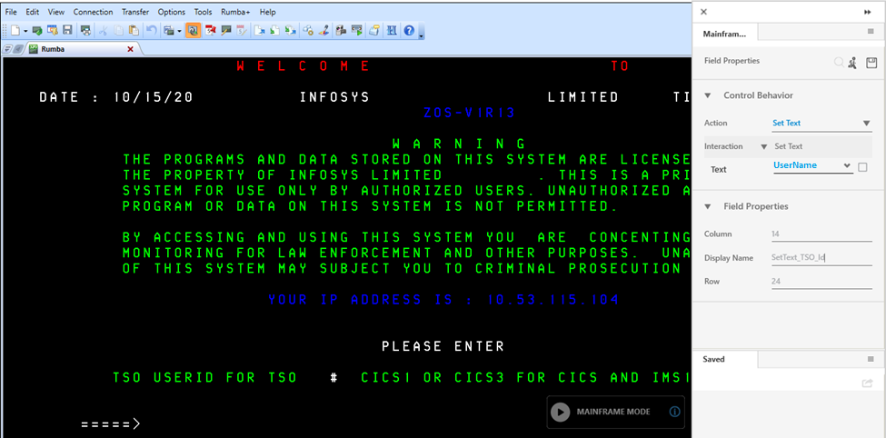 Step-by-Step Guide to Use Mainframe Application to Extract the Access ...