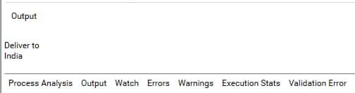 Step-By-Step Guide to Use Execute Java Script to Extracting the Default Delivery