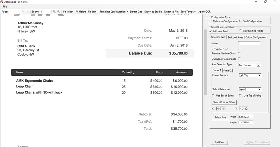 PDF Template Creator