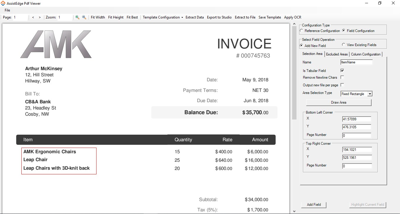 Step-By-Step Guide to Use PDF Template Creator to Extract Tabular Data ...
