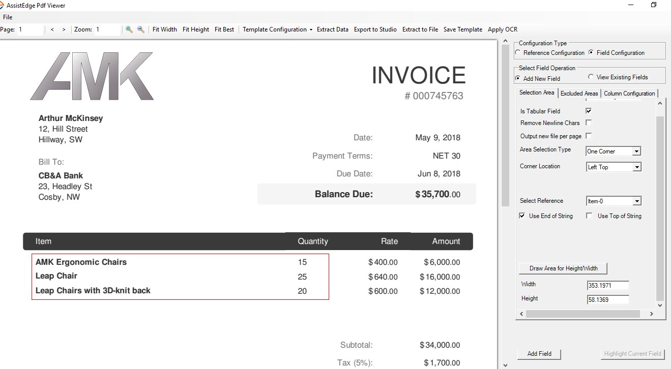 Step By Step Guide To Use Pdf Template Creator To Extract Tabular Data From The Pdf
