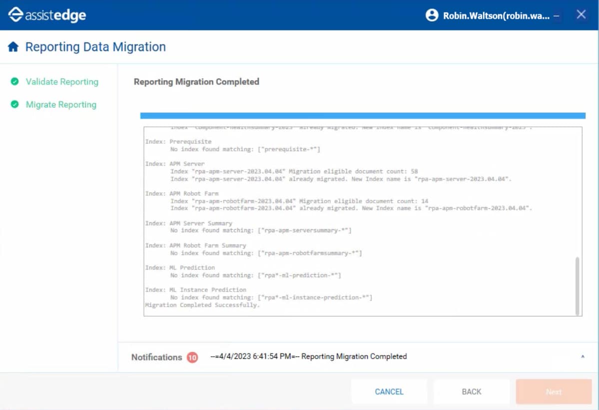 Reporting Migration