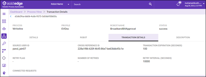 Transaction Details