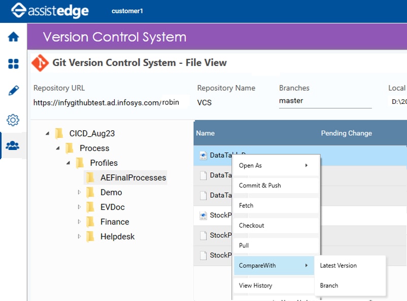 Using Version Control System