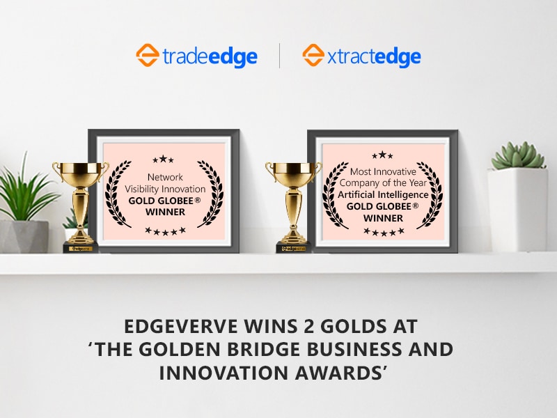 Golden Bridge Awards EdgeVerve won Gold GLOBEE for "2022 Most ...